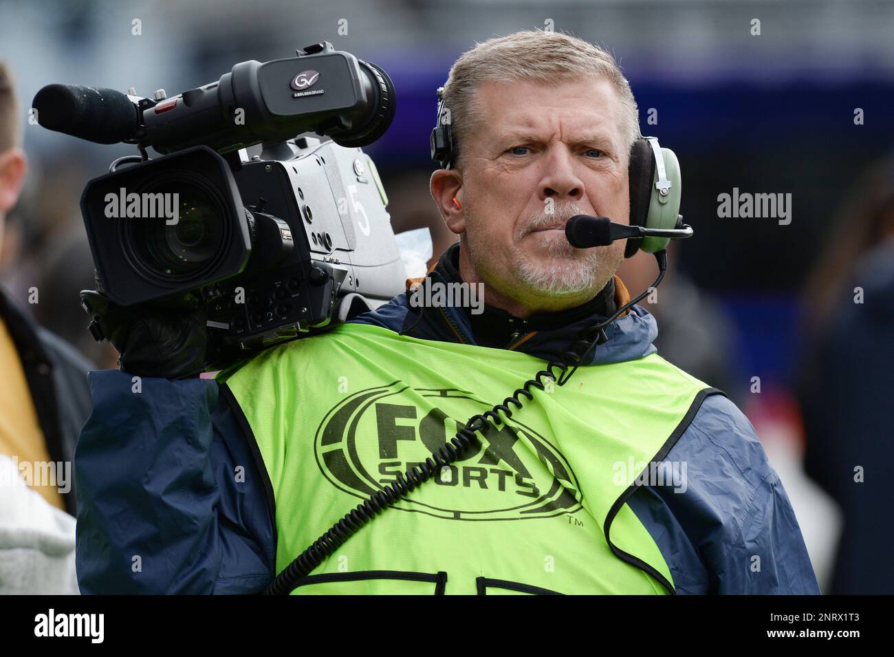 SEATTLE, WA - SEPTEMBER 28: A Foxs sports camera operator looks on ...