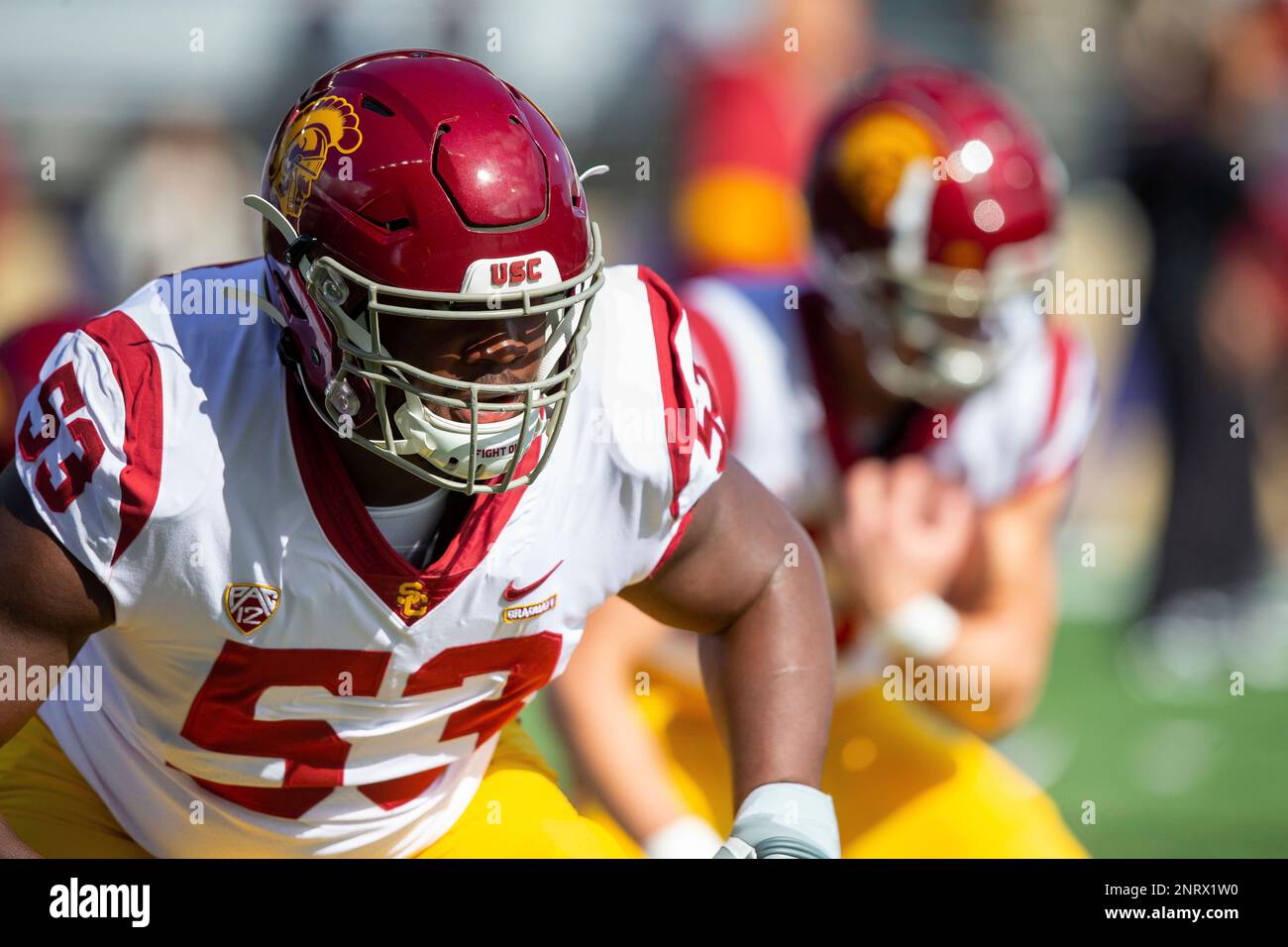 SEATTLE, WA - SEPTEMBER 28: USC Trojans offensive lineman Drew Richmond ...