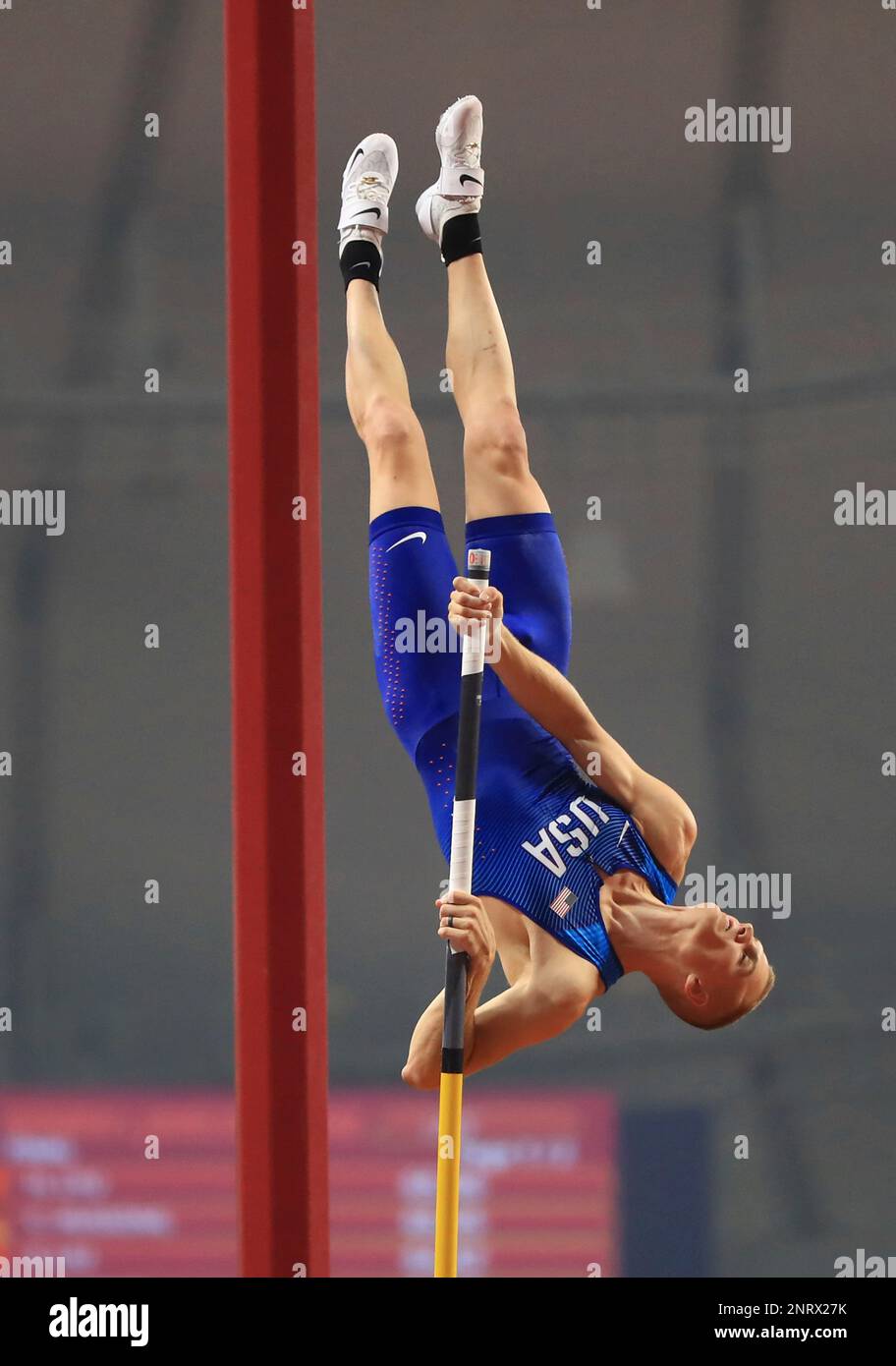 U.S. Sam KENDRICKS competes in Pole Vault Men of IAAF WORLD ATHLETICS ...