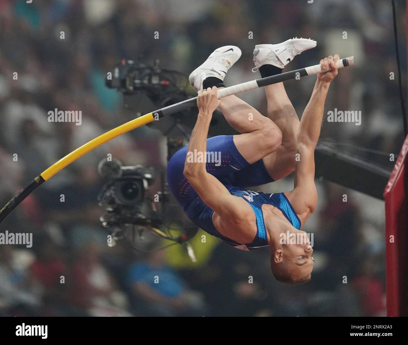 U.S. Sam KENDRICKS competes in Pole Vault Men of IAAF WORLD ATHLETICS ...