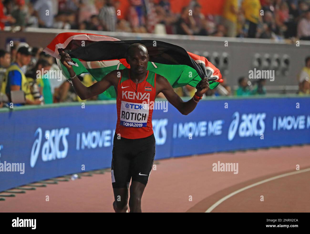 Ferguson Cheruiyot ROTICH of Kenya and Herzegovina celebrates after ...