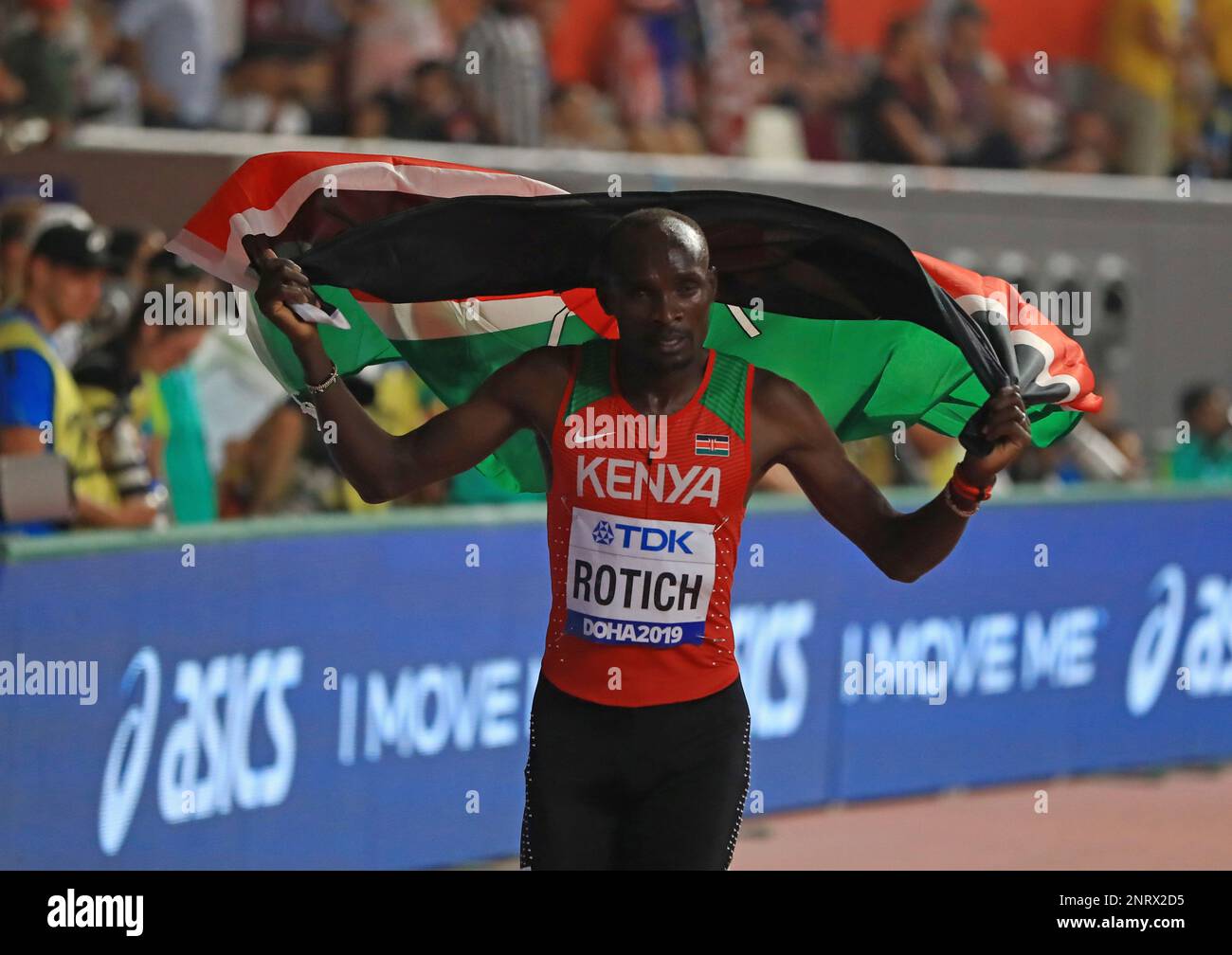 Ferguson Cheruiyot ROTICH of Kenya and Herzegovina celebrates after ...