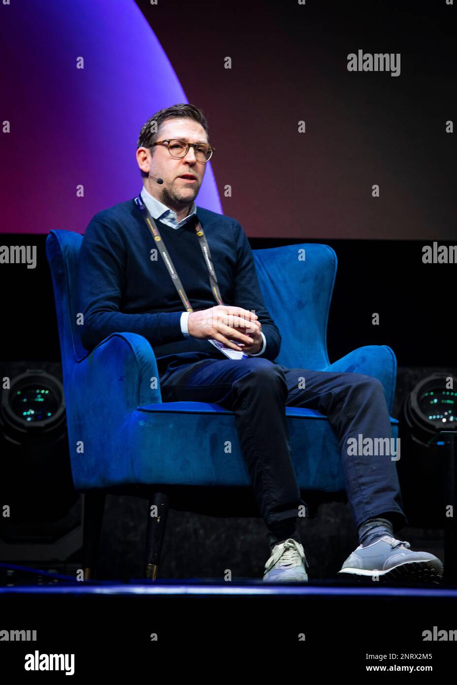 Location of the speakers chair hi-res stock photography and images - Alamy