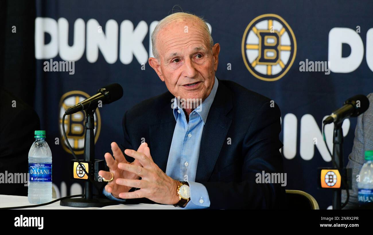 October 1, 2019: Boston Bruins owner Jeremy Jacobs answers questions ...