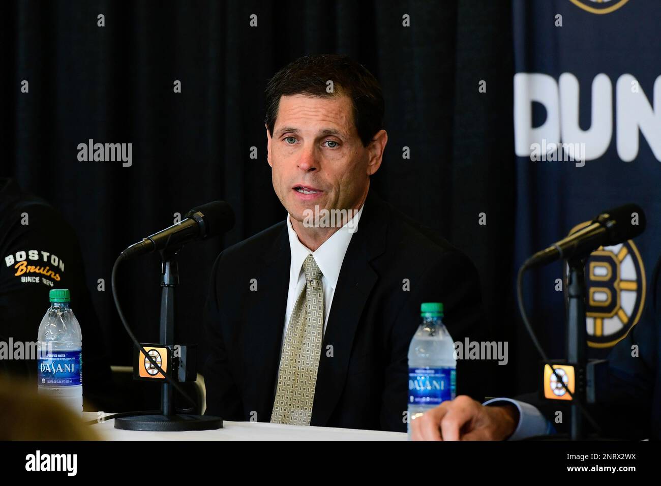 October 1, 2019: Boston Bruins general manager Don Sweeney answers ...