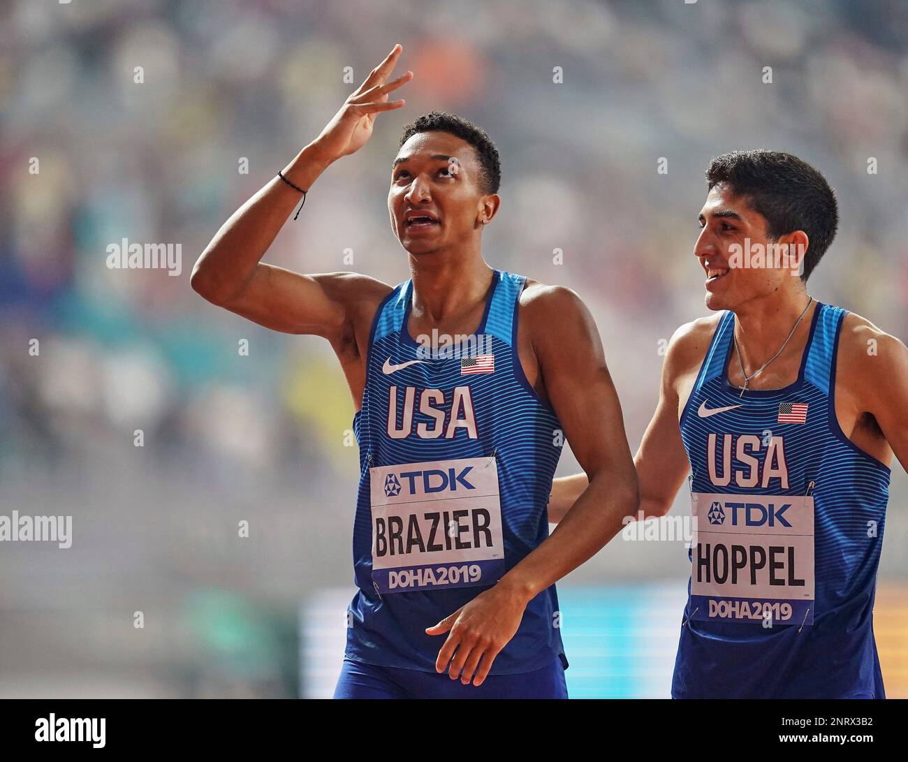 October 1, 2019: Donavan Brazier of United States winning gold in the ...