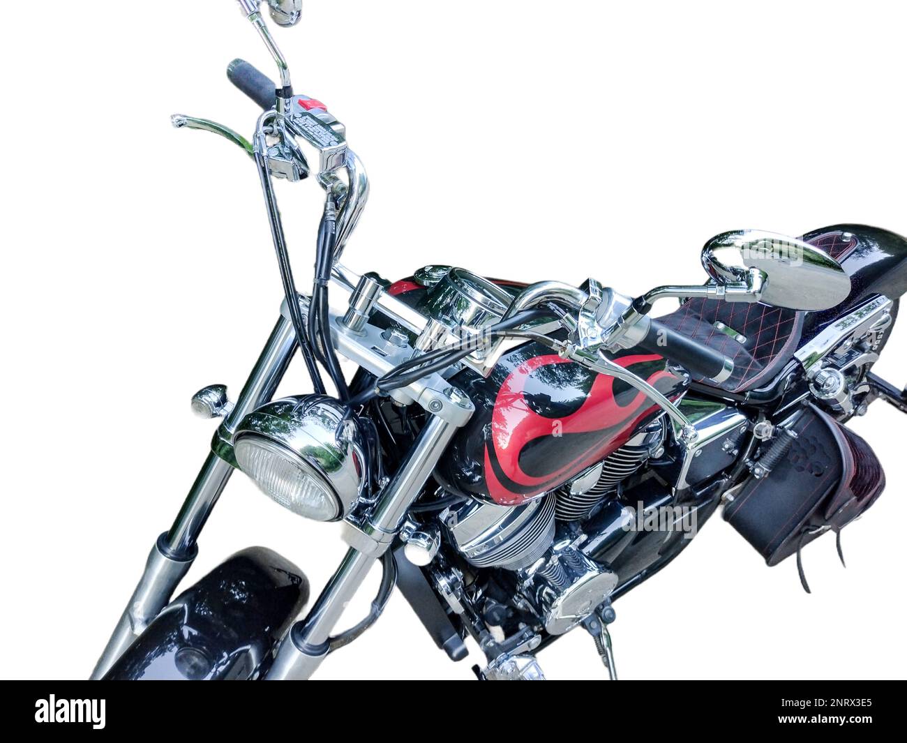 Motorcycle view Cut Out Stock Images & Pictures - Alamy