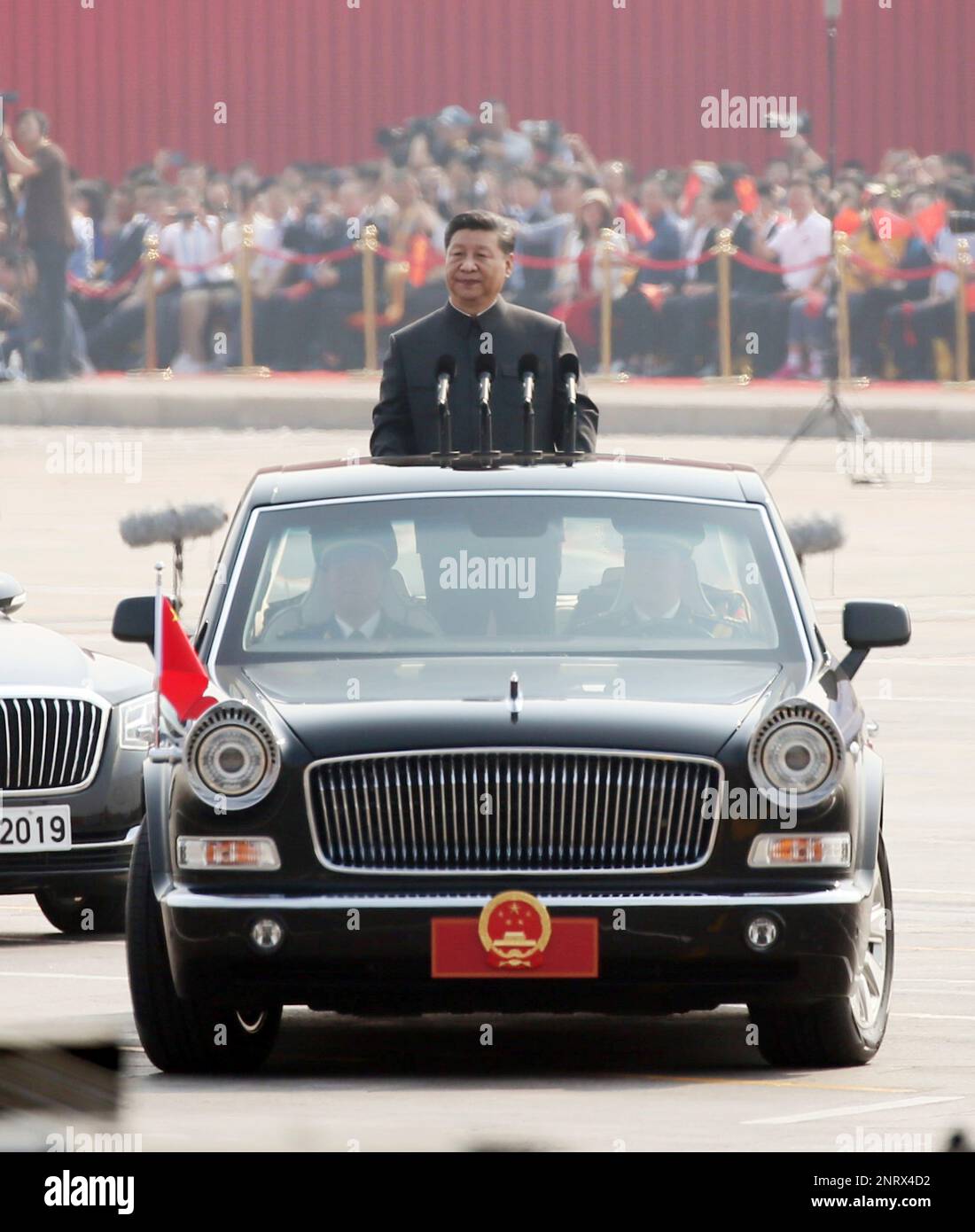 China's President Xi Jinping attends a military parade to celebrate the ...