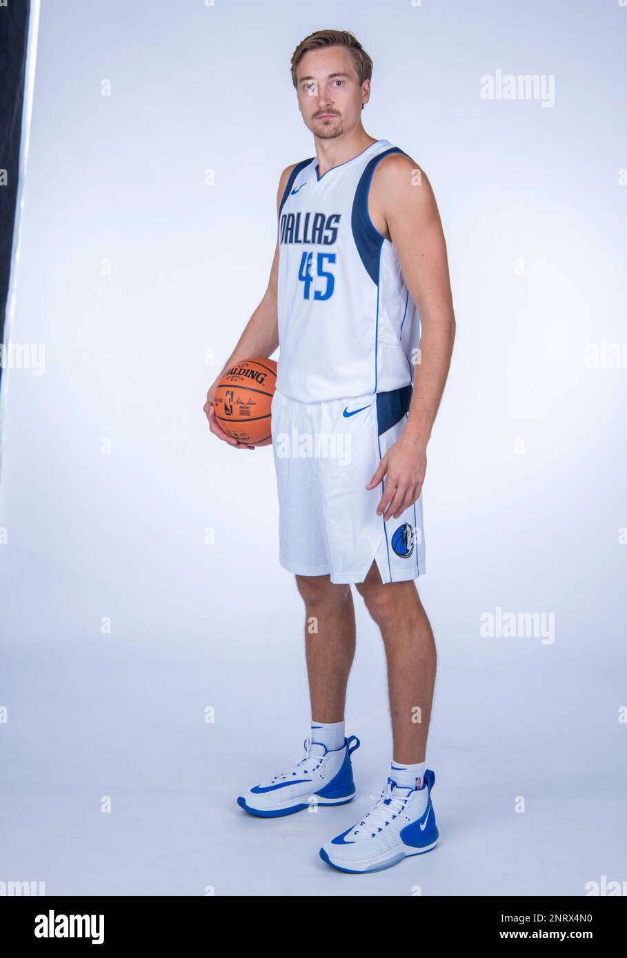 Sept 30, 2019: Dallas Mavericks guard Ryan Broekhoff #45 poses during ...