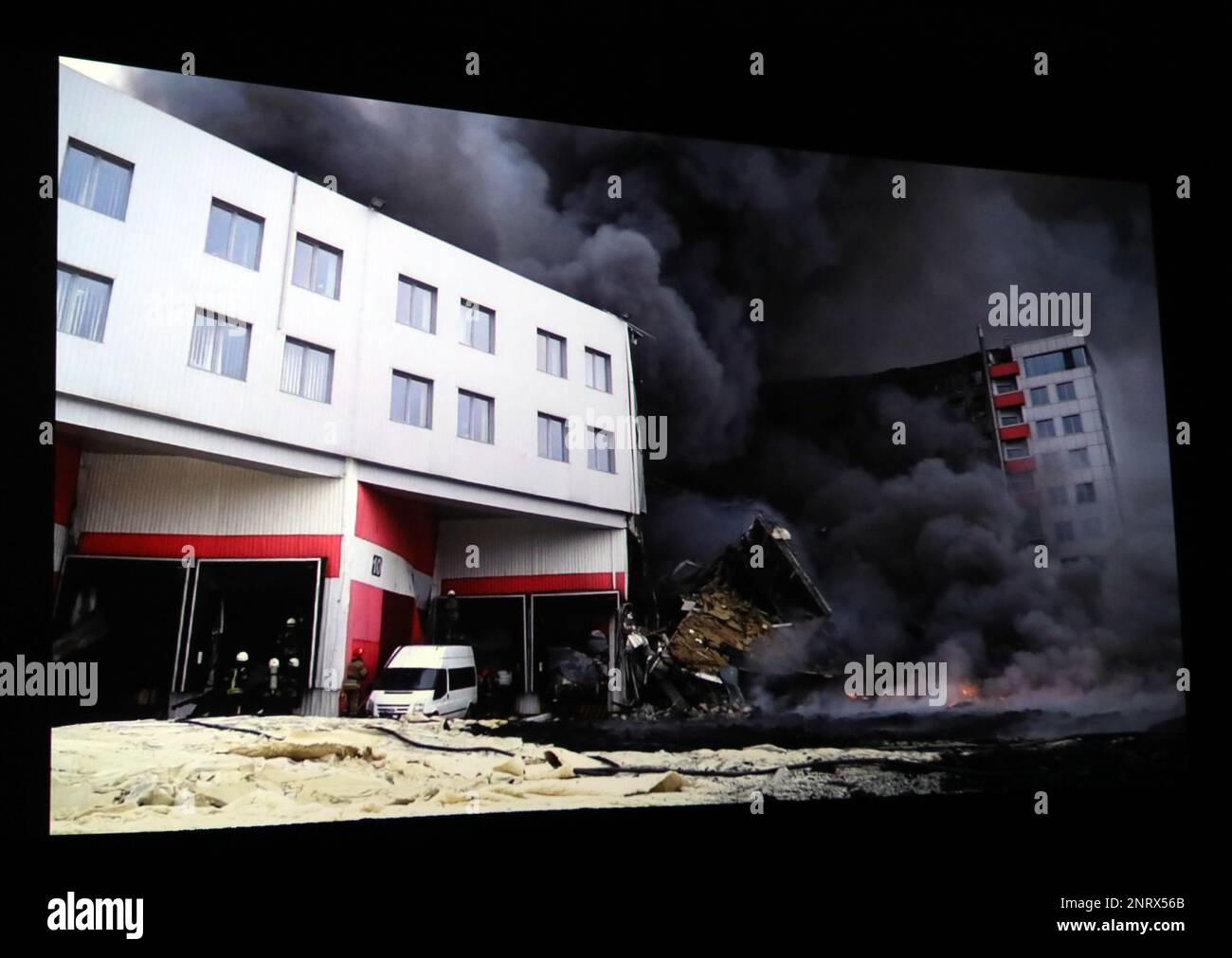 Non Exclusive: KYIV, UKRAINE - FEBRUARY 26, 2023 - A still from the ...
