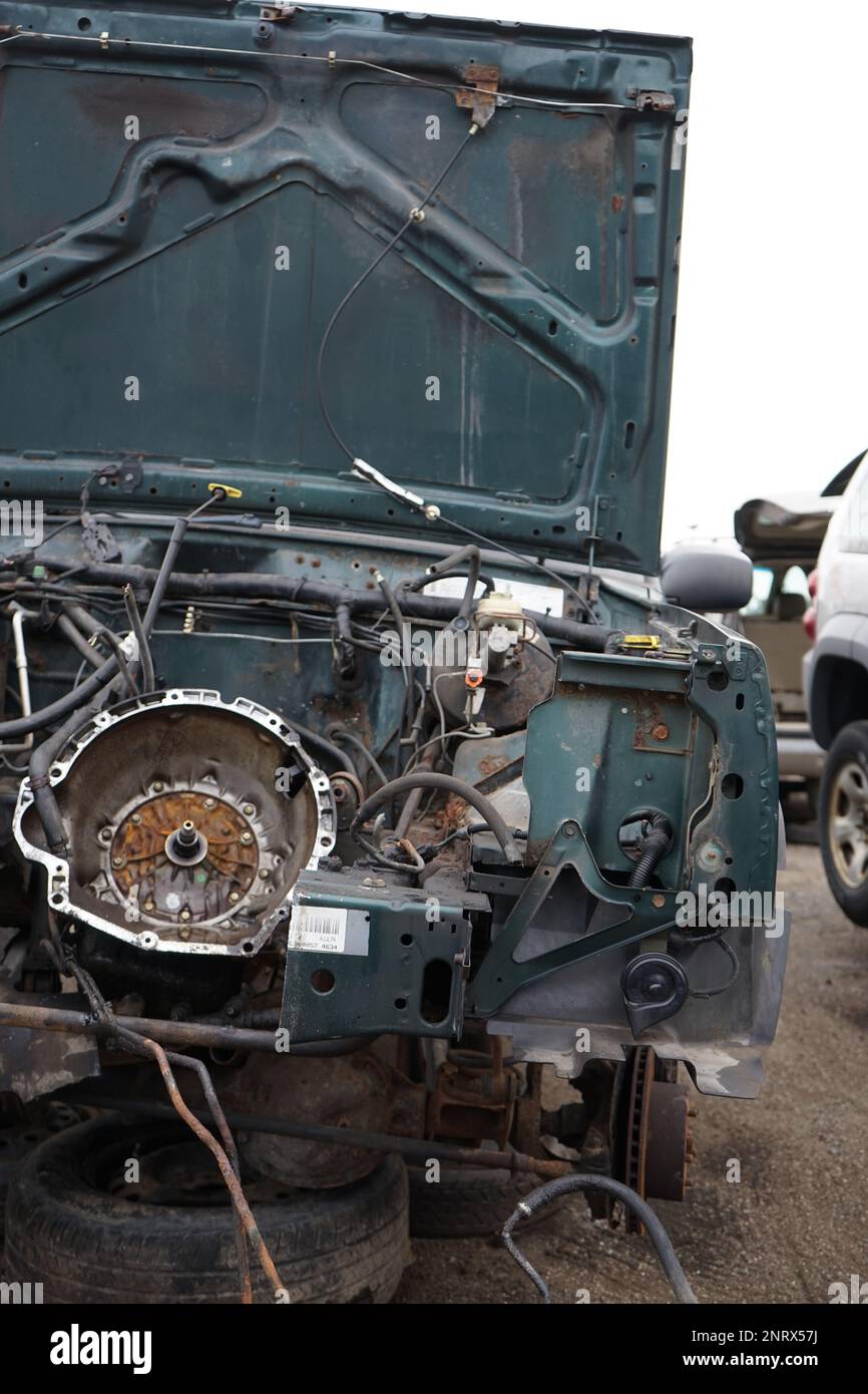 Junkyard Shots Filled with Dead and Decaying Cars that have been lost ...