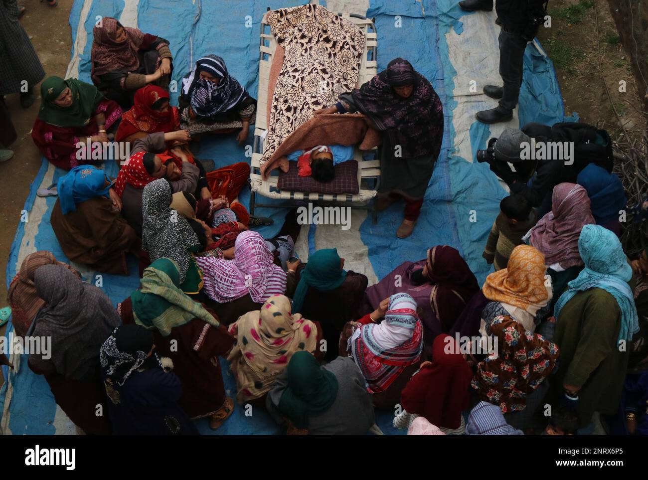 Non Exclusive: February 26,2023, Srinagar Kashmir,India: Relatives ...
