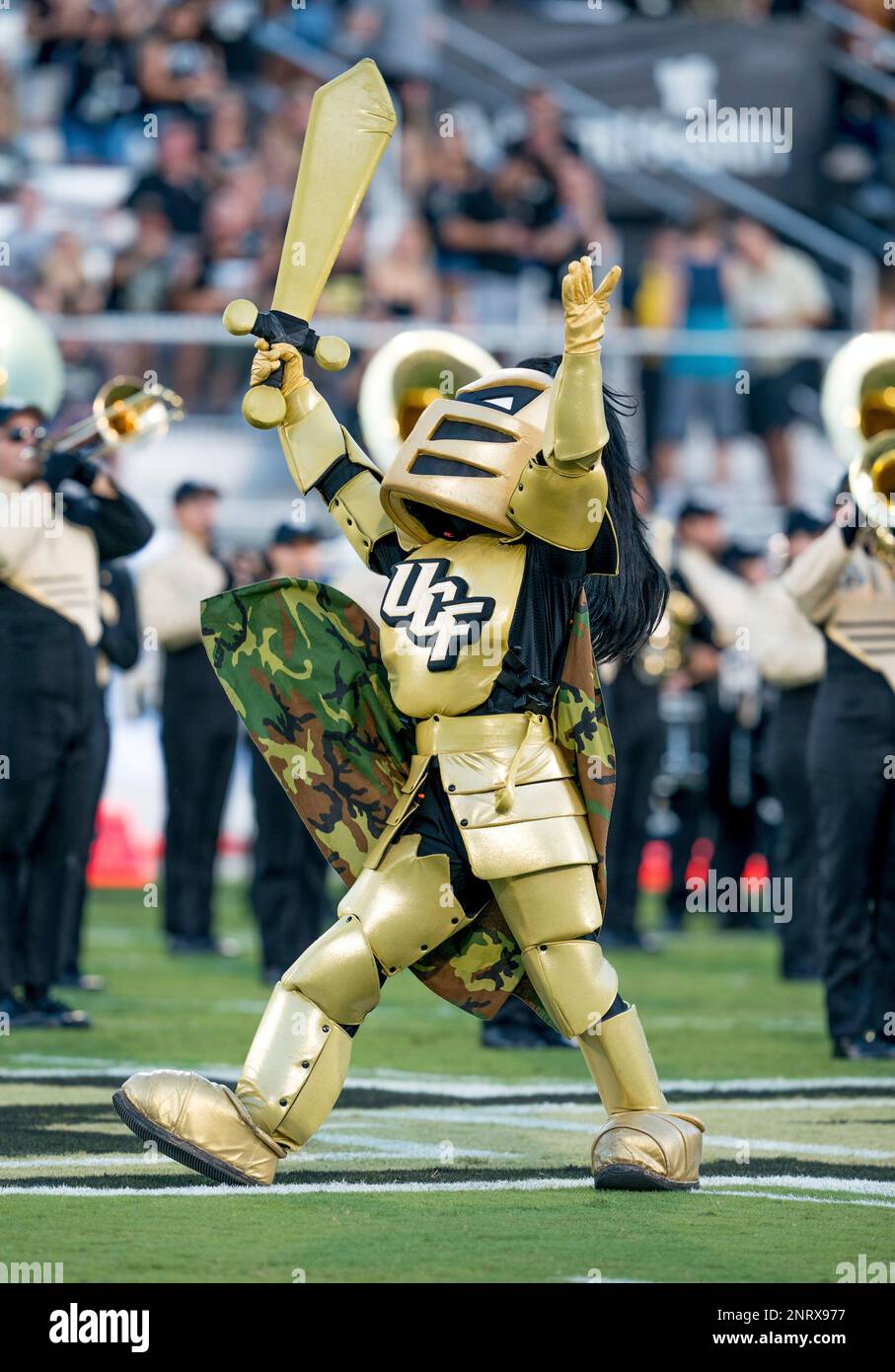 ORLANDO, FL - SEPTEMBER 28: UCF Knights mascot during the football game ...