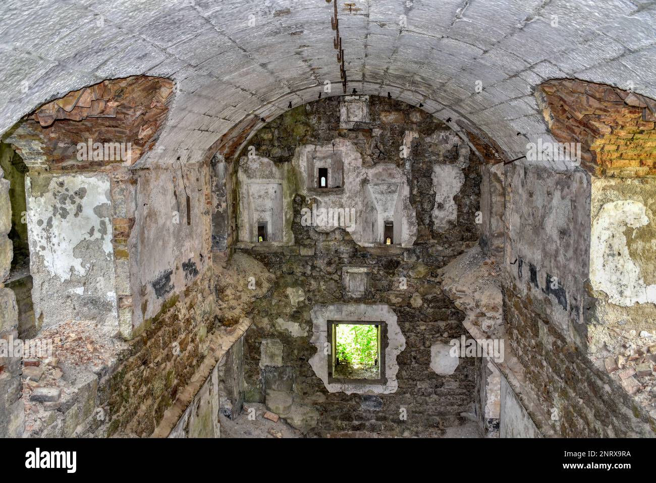 Fort Hensel, Fort, Werk, Festung, Gewölbedecke, Vergangenheit, Krieg ...