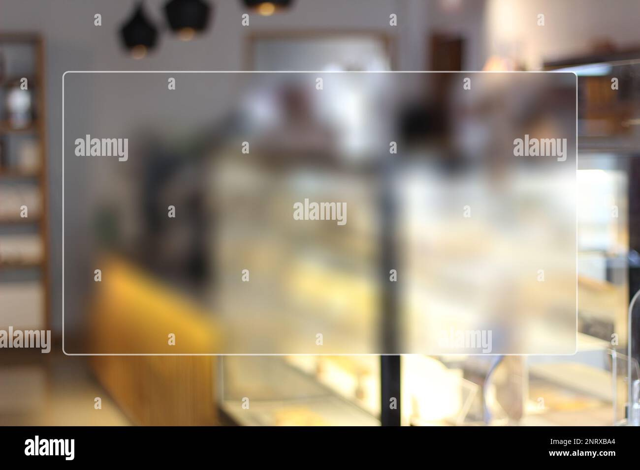 Blur bar cafe background with text area. Suitable for website ...