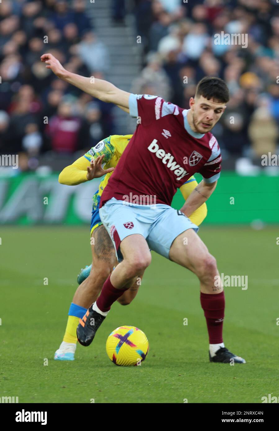 West Ham United's Declan Rice in action during English Premier League ...