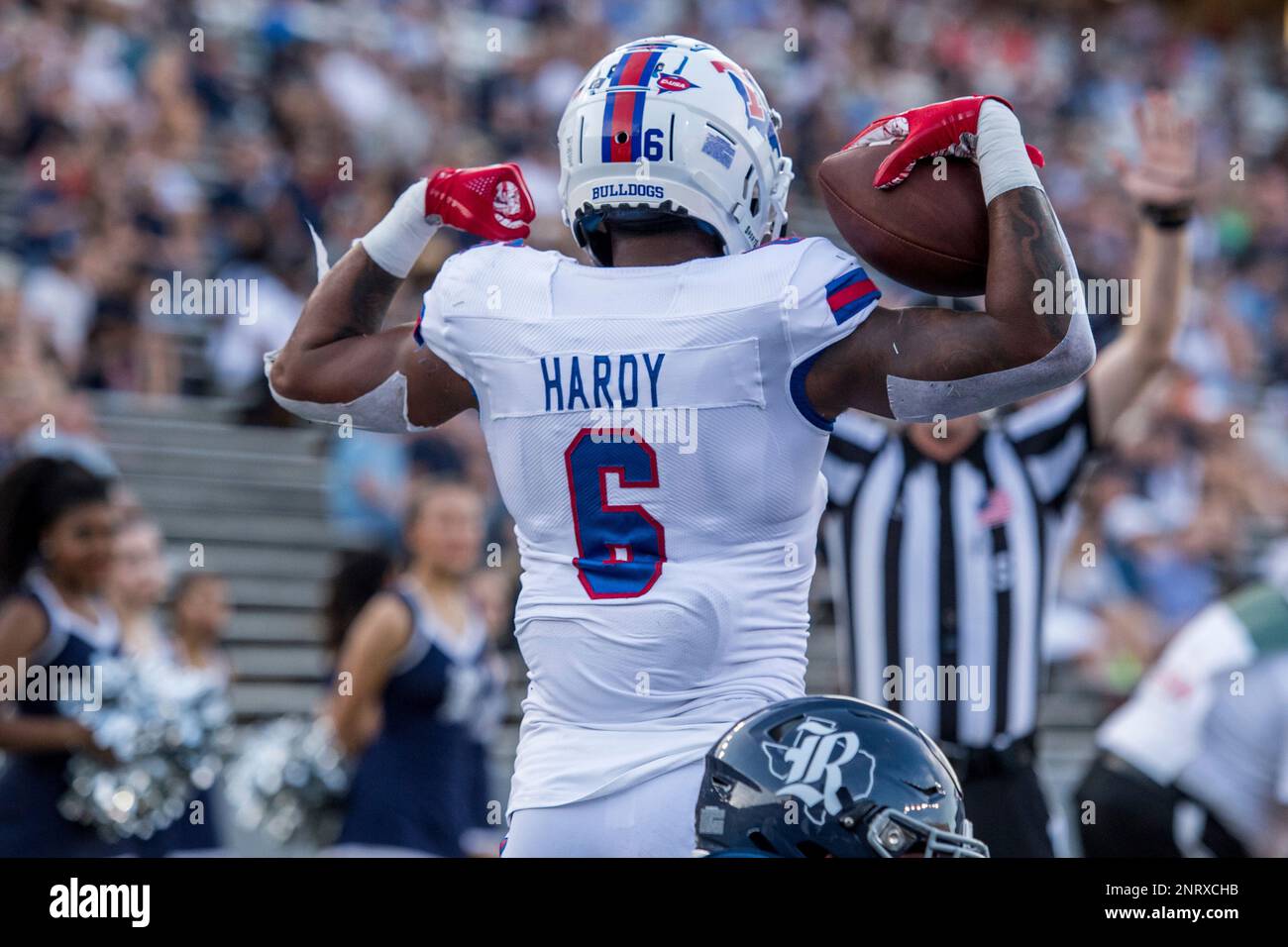 September 28, 2019: Louisiana Tech Bulldogs wide receiver Adrian Hardy ...