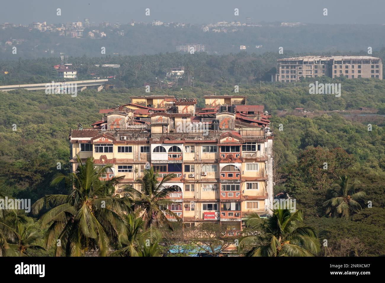 Aerial view town in mangroves hi-res stock photography and images - Alamy