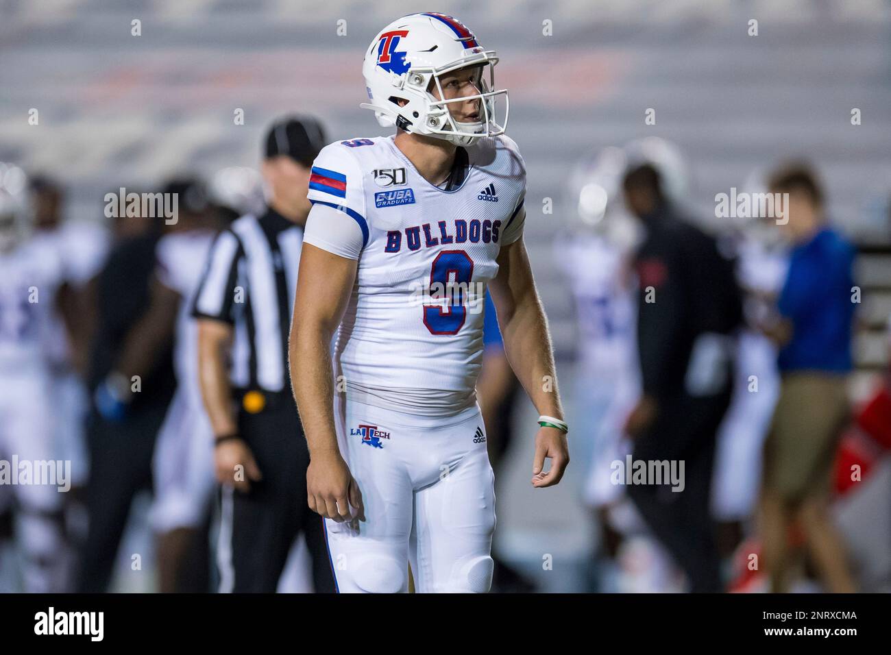 September 28, 2019: Louisiana Tech Bulldogs place kicker Bailey Hale (9 ...
