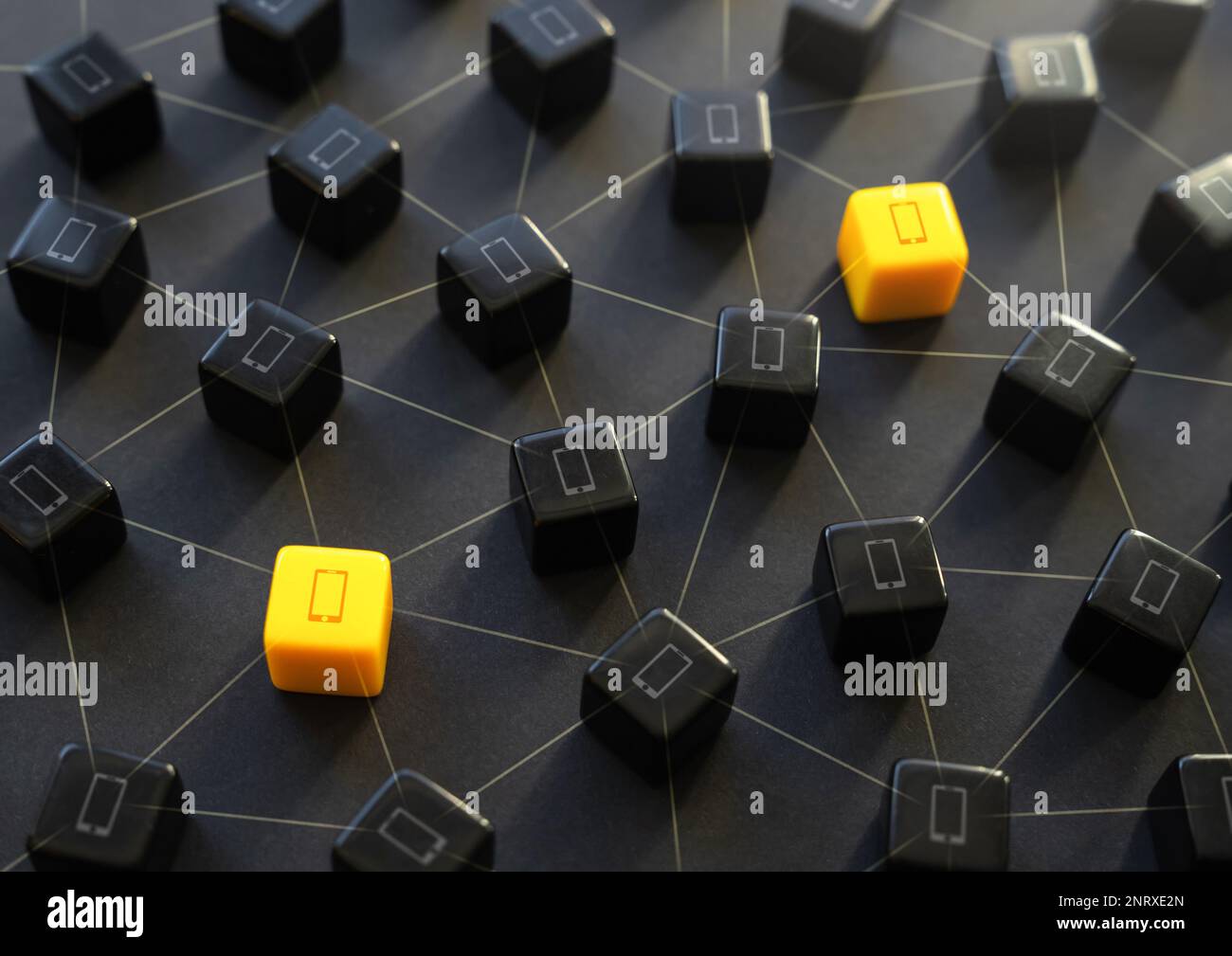 Connection of two phone devices in a telecommunication network ...
