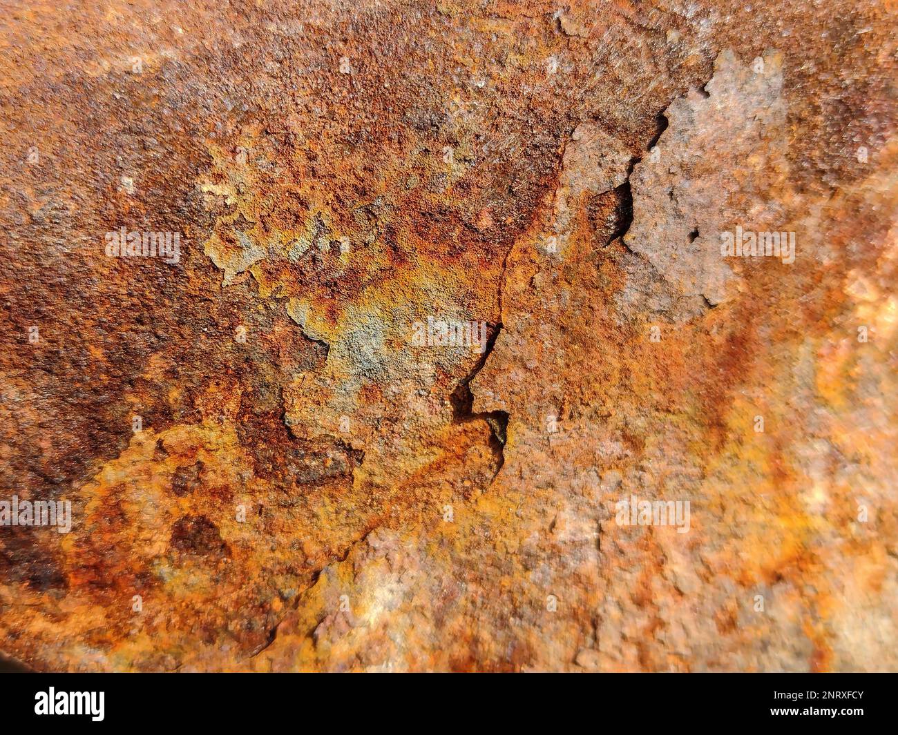 rust on an iron surface. The concept of rust Stock Photo - Alamy