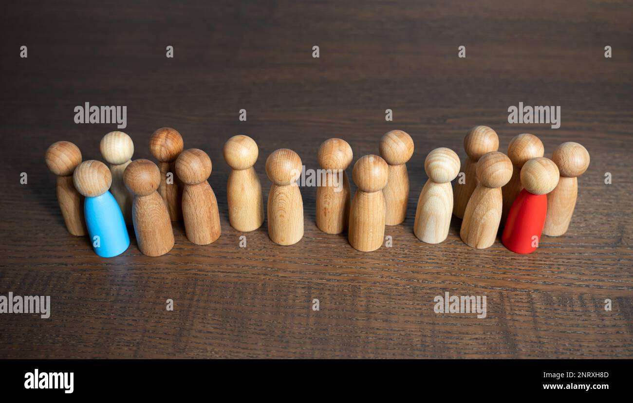 Struggle of opponents for support and the electorate. Political process ...