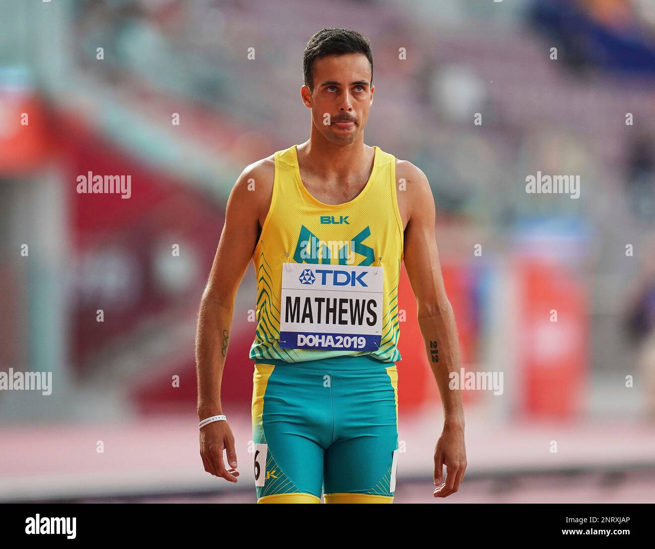 September 28, 2019: Luke Mathews of Australia competing in the 800 ...