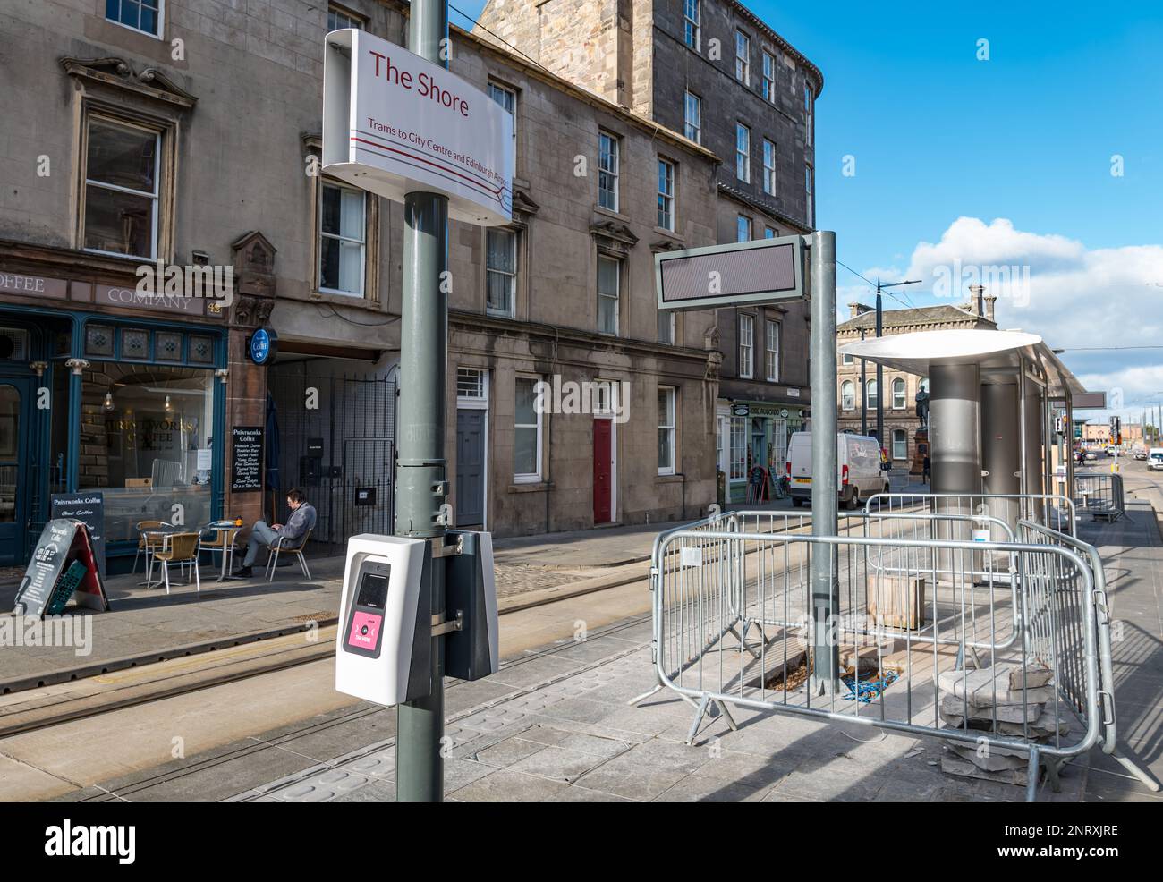 Tram track sign hi-res stock photography and images - Alamy