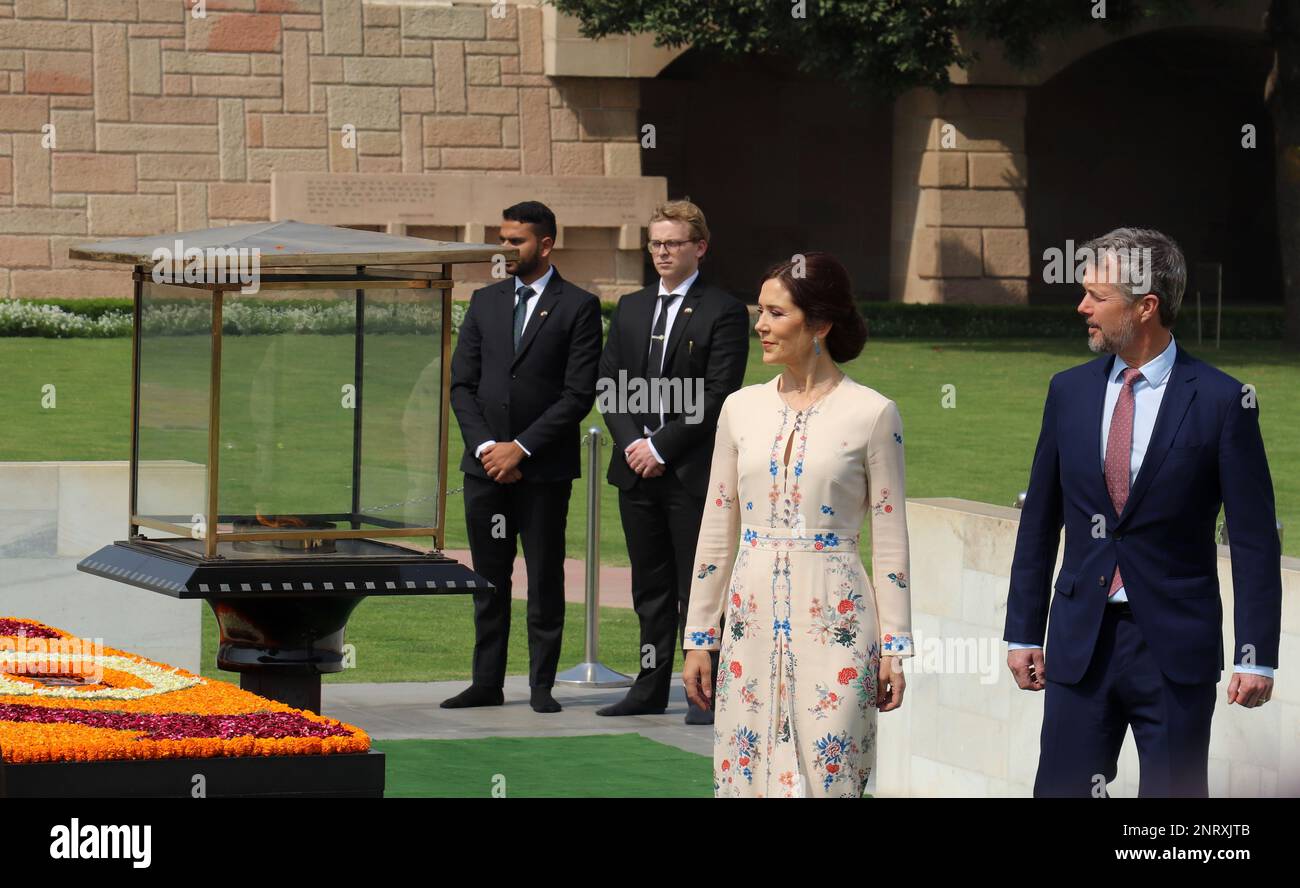 New Delhi, India. 27th Feb, 2023. Denmark's Crown Prince Frederik Andre ...