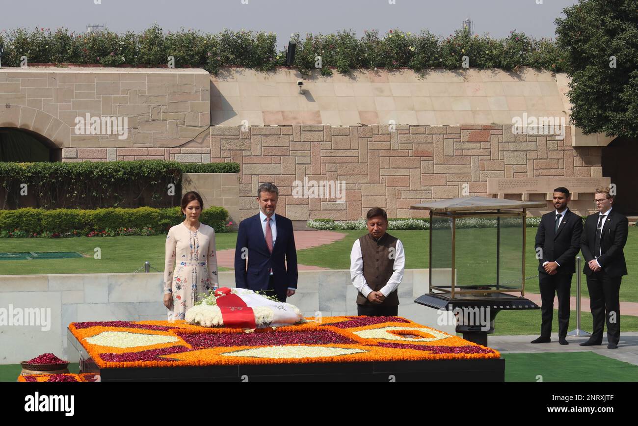 New Delhi, India. 27th Feb, 2023. Denmark's Crown Prince Frederik Andre ...