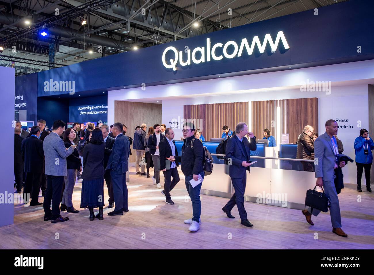 Qualcomm stand hi-res stock photography and images - Alamy
