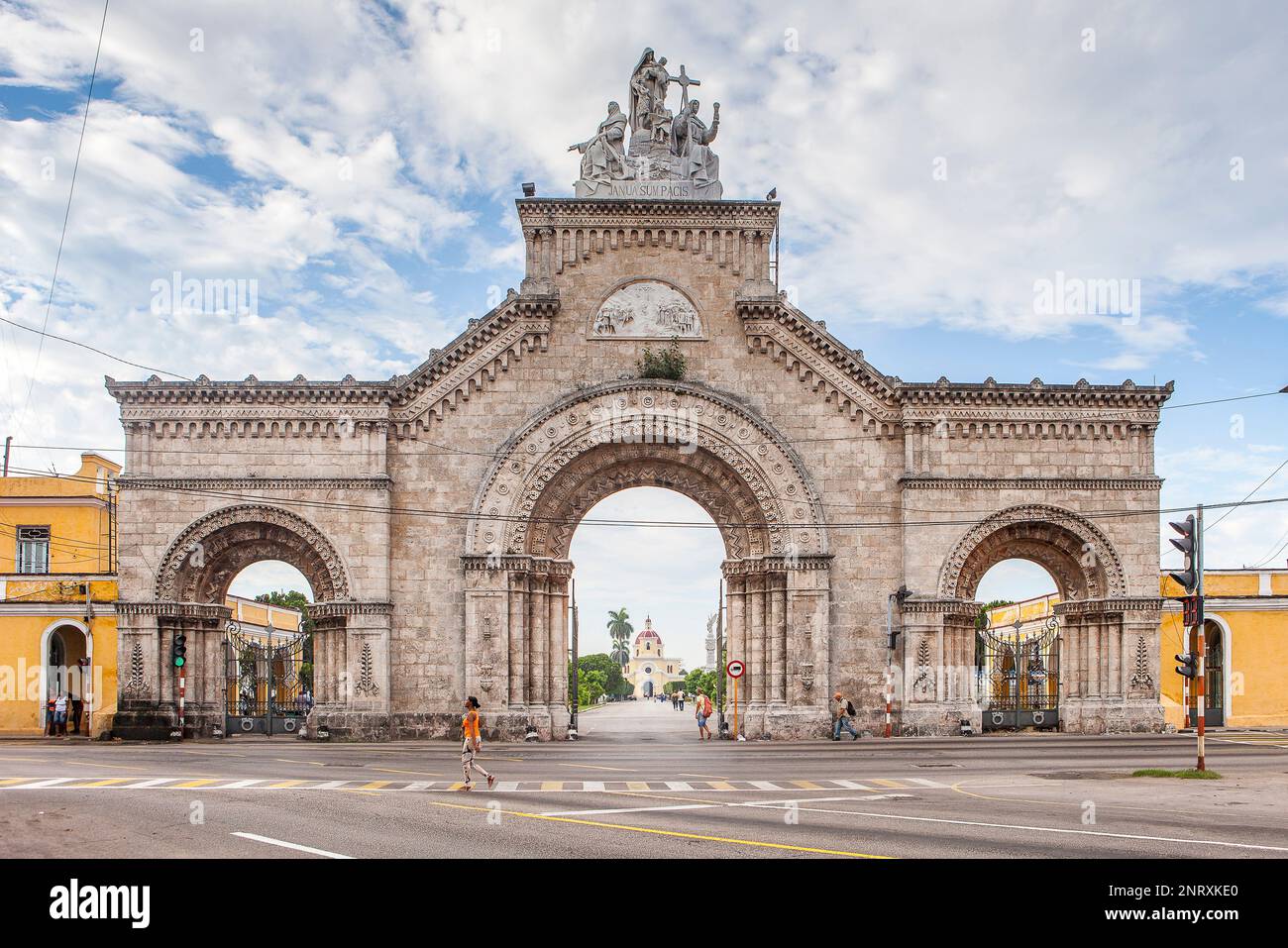 main gate, Cementerio Cristobal Colon, Colon Cemetery, La Habana, Cuba ...