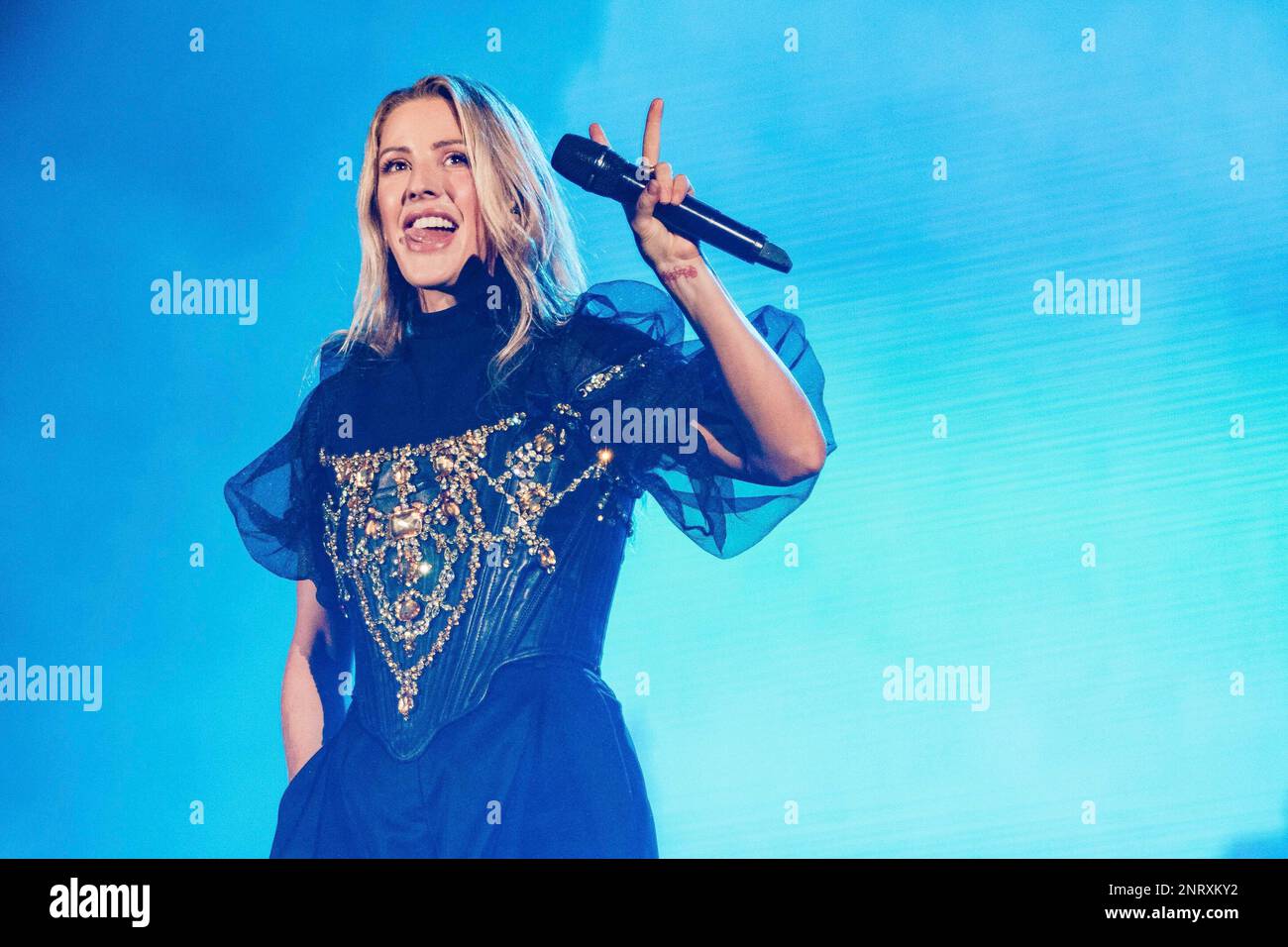 Rock in Rio 2019, first day - British singer Ellie Goulding during a ...