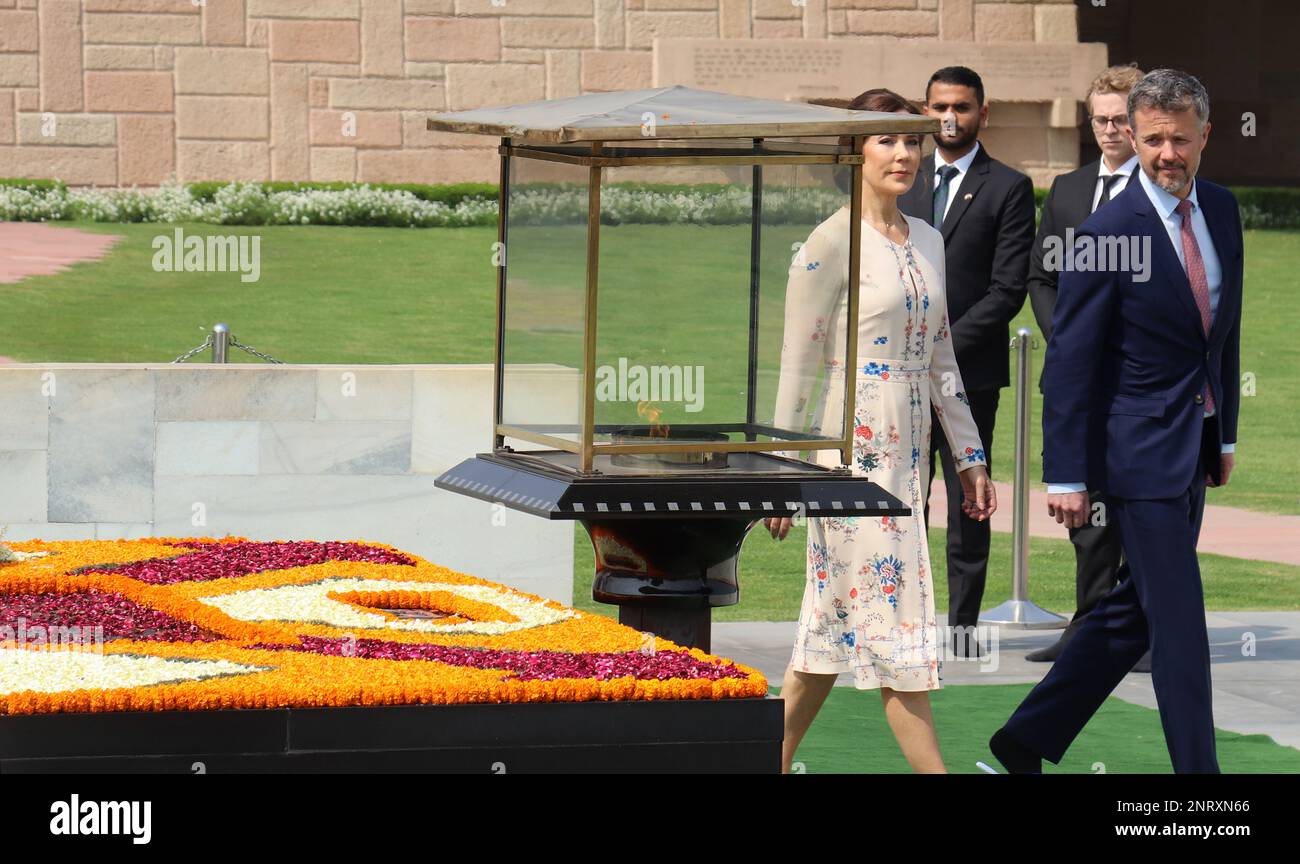 New Delhi, India. 27th Feb, 2023. Denmark's Crown Prince Frederik Andre ...