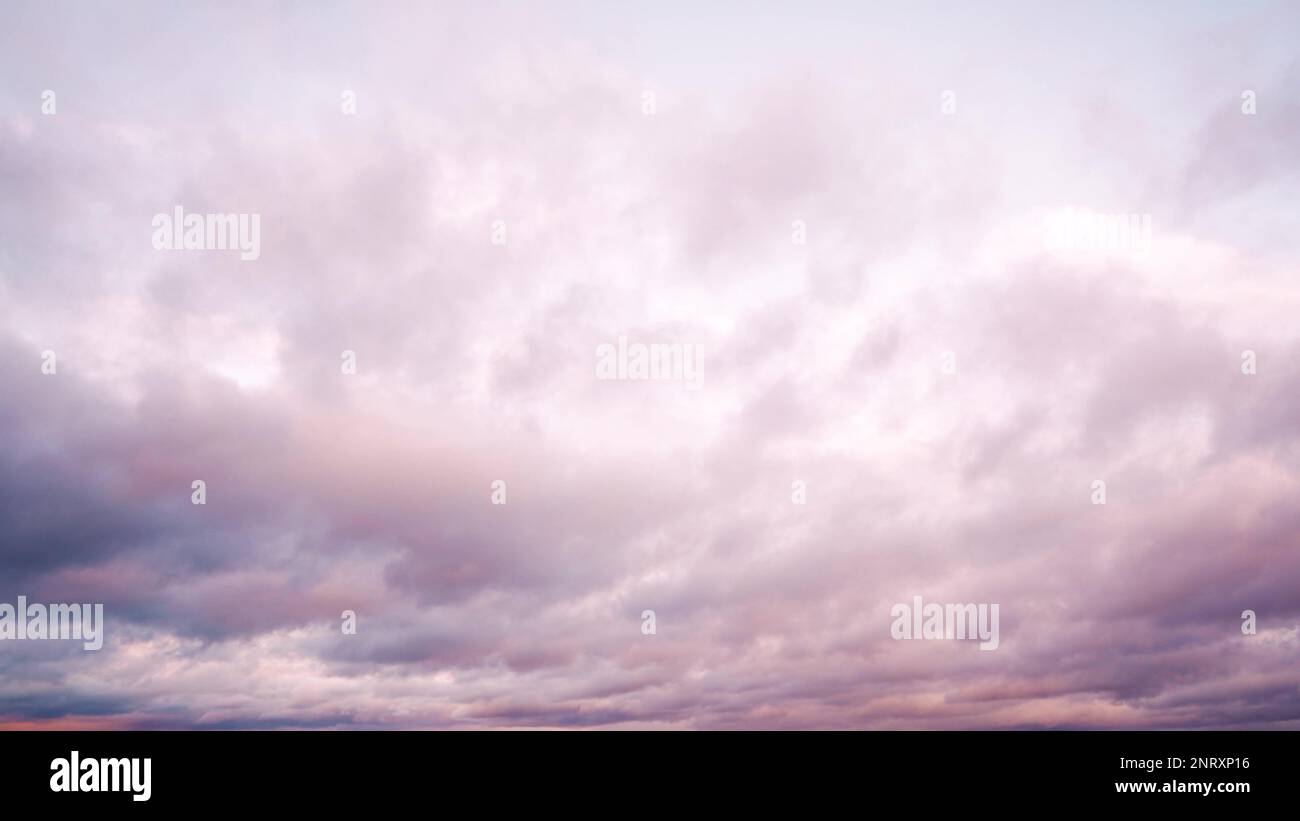 Time lapse Colorful dark clouds during sunrise. Beautiful light of ...