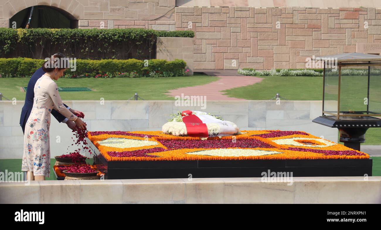 New Delhi, India. 27th Feb, 2023. Denmark's Crown Princess Mary ...