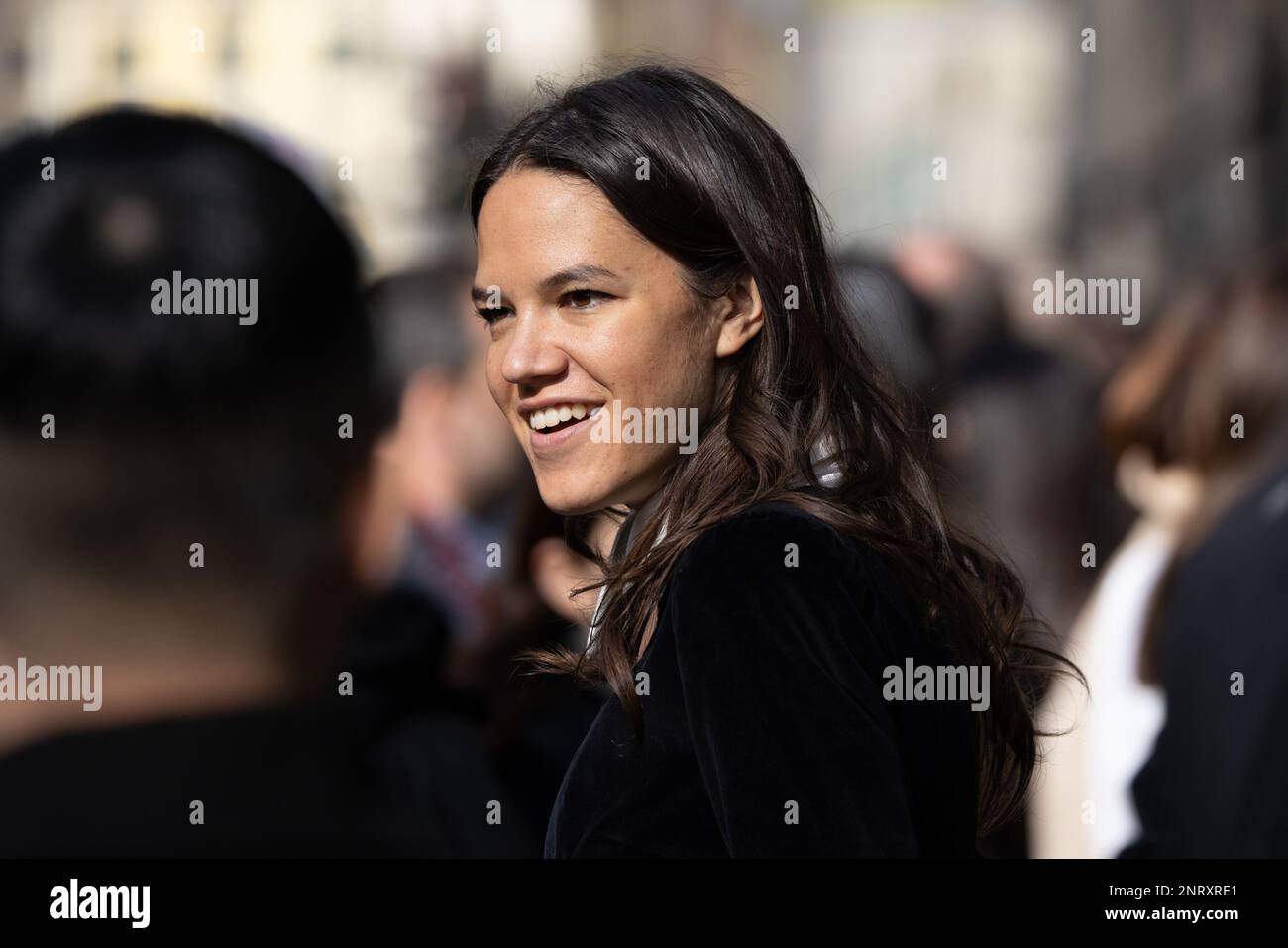 Francesca Ragazzi is seen at the Dolce & Gabbana fashion show during ...
