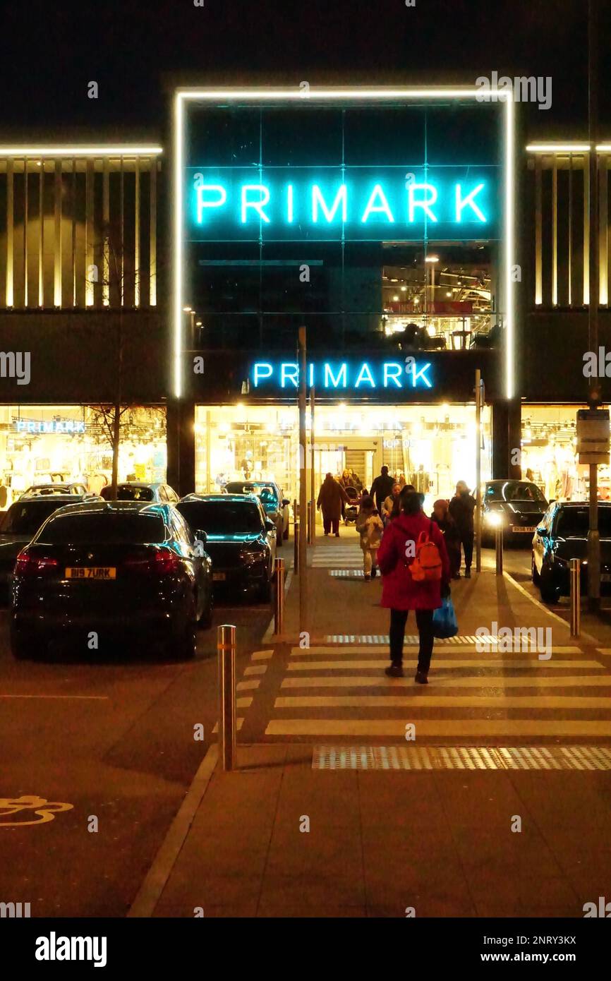 Primark Retail store in Greenwich Shopping Park, London, United Kingdom ...