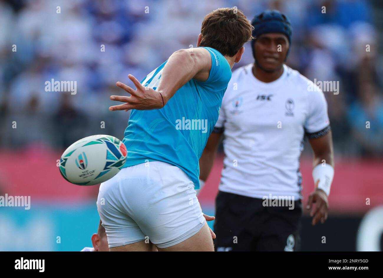 Uruguay's Nicolas Freitas passes a ball during the first half of the ...