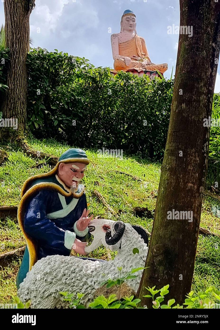 The artificially constructed Haw Par Villa, set up by the immensely ...