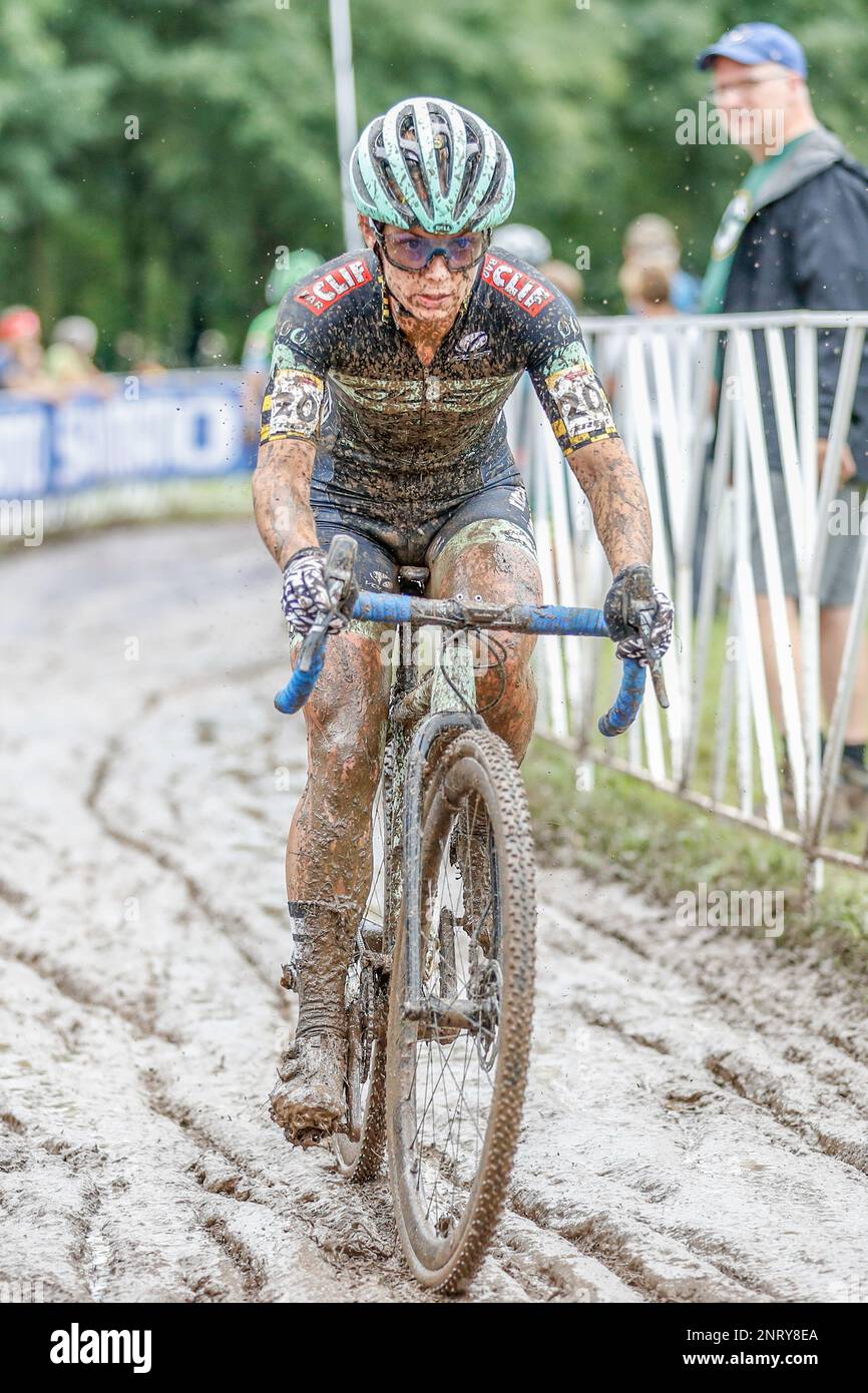 WATERLOO, WI - SEPTEMBER 22: Caroline Nolan (20) elite women's rider ...