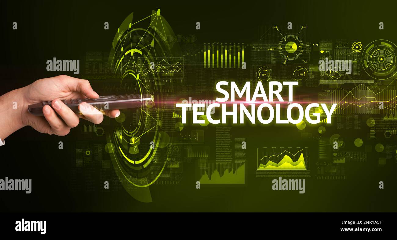 hand holding wireless peripheral, modern technology concept Stock Photo ...