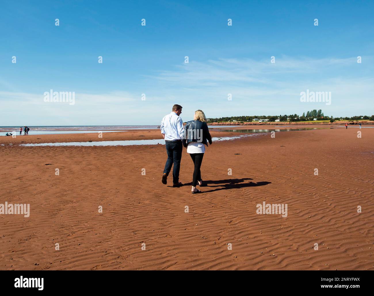 Federal Conservative leader Andrew Scheer and his wife Jill walk on the ...