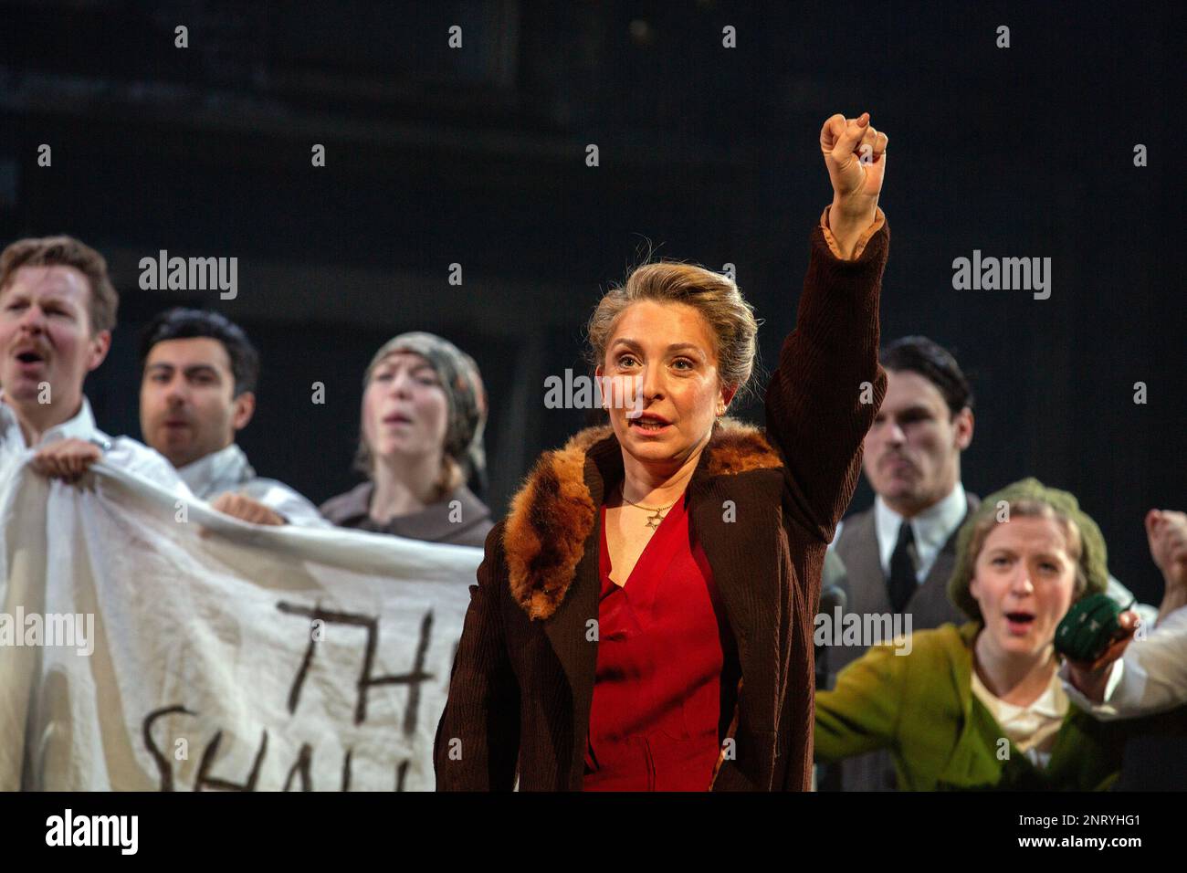 Tracy-Ann Oberman (Shylock) in THE MERCHANT OF VENICE 1936 after ...