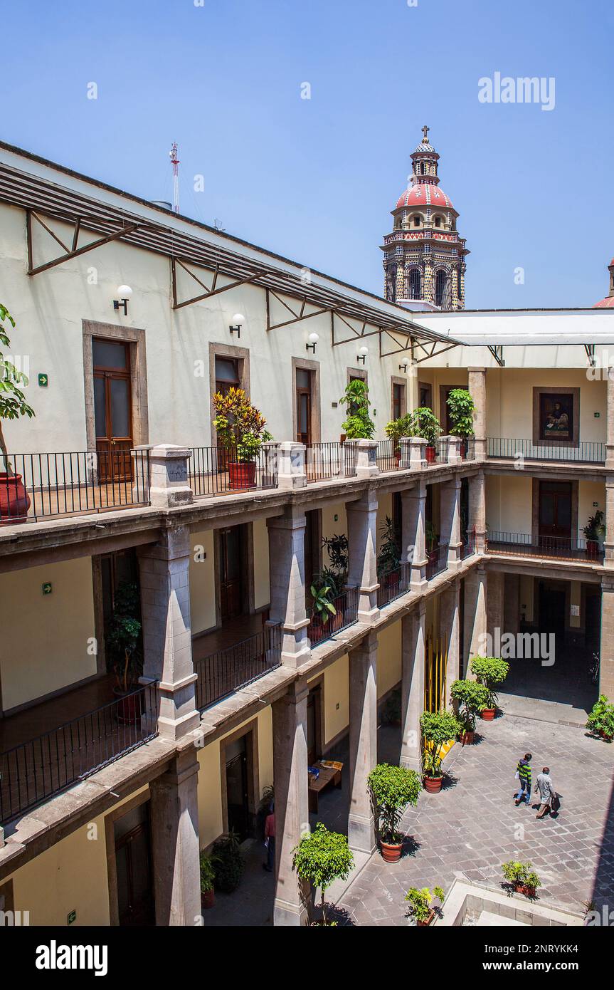 Courtyard of SEP (Secretaria de Educacion Publica),Secretariat of ...