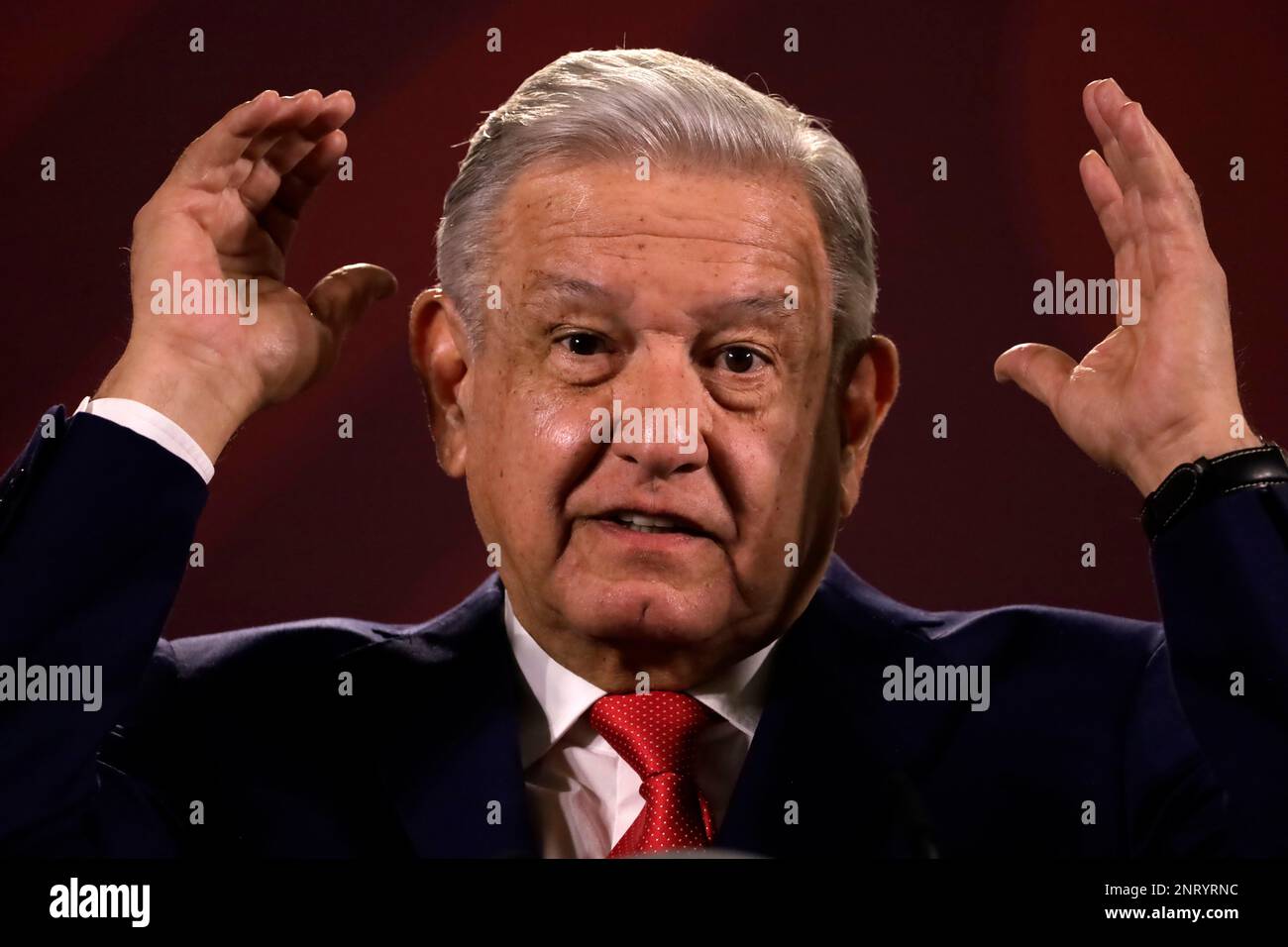 February 27, 2023, Mexico City, Mexico: Mexican President Andres Manuel ...