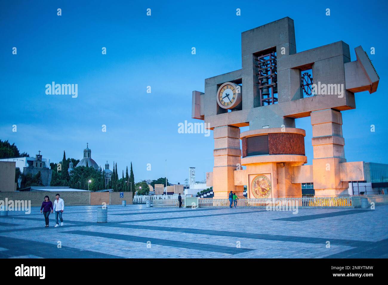 The Carrillón, Cross-shaped image symbolizing the cosmos and called ...