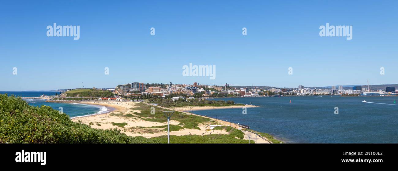 Newcastle, Australia - February 4, 2023 : Panorama of Newcastle ...