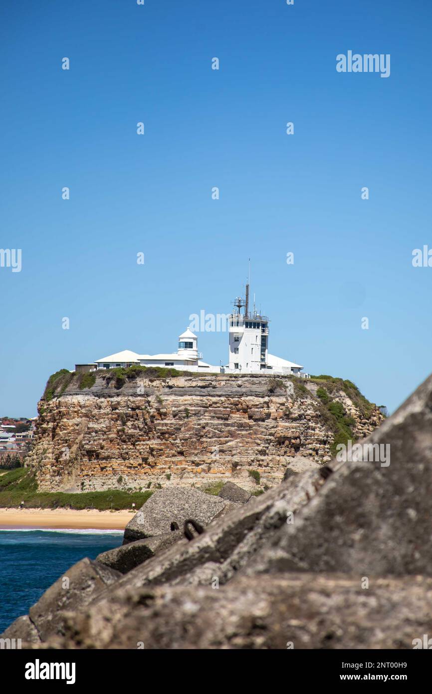 Nobbys lighthouse beach in hi-res stock photography and images - Alamy