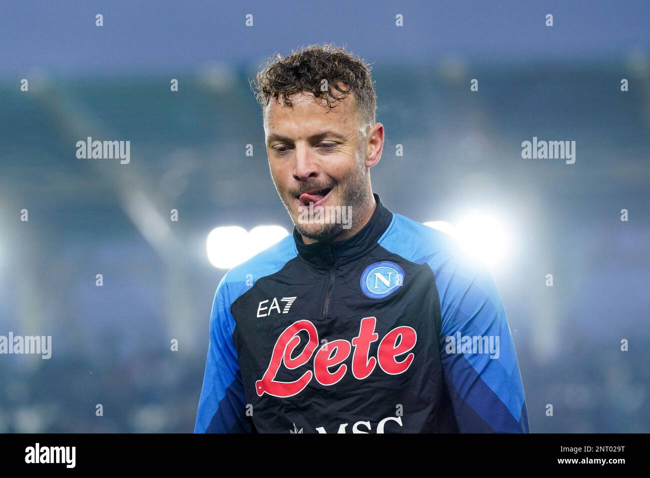 Empoli, Italy. 25th Feb, 2023. Amir Rrahmani of SSC Napoli looks on ...